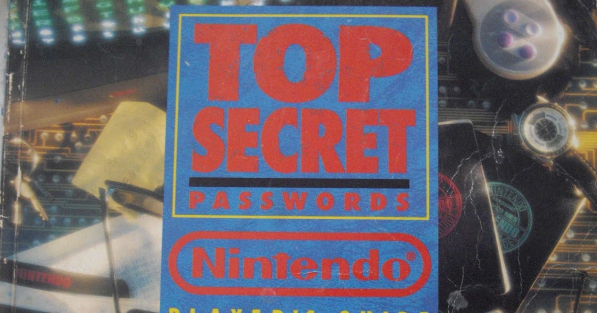 Wordsmith VG: Top Secret Passwords: A Nintendo Power Player's Guide