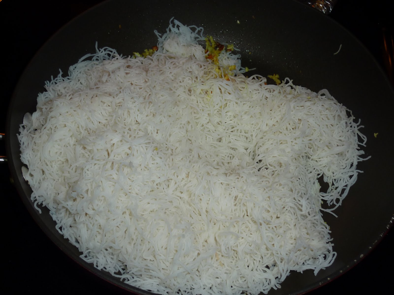 Aaha Oho: Coconut Sevai (Indian noodles)