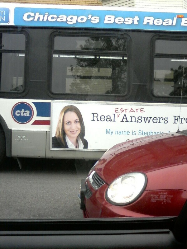 Sullivan Real Estate: My CTA Bus Ad campaign!