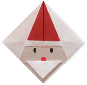 ♥ Sweet Tresa ♥¸¸.•*¨*•: How to Fold Santa Origami Ways