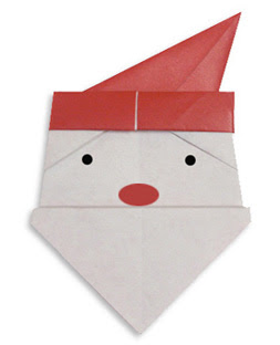 ♥ Sweet Tresa ♥¸¸.•*¨*•: How to Fold Santa Origami Ways