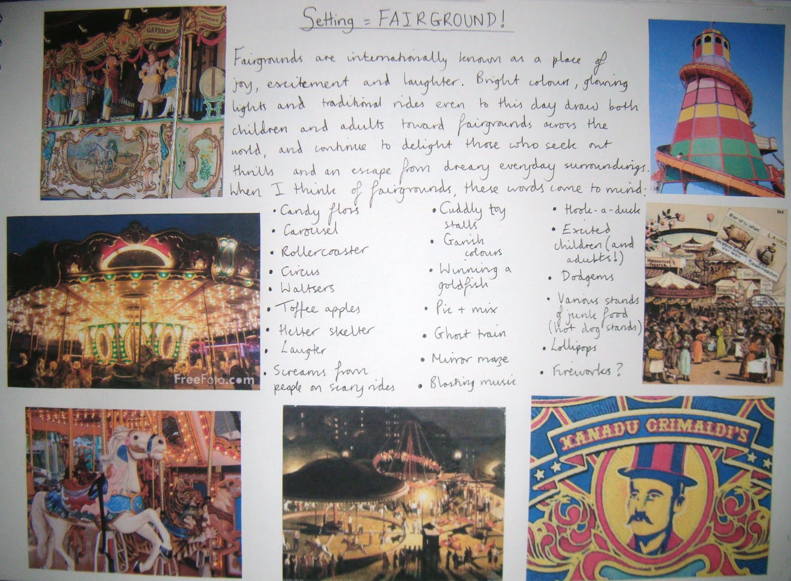 Emily J Stone: Fairground setting