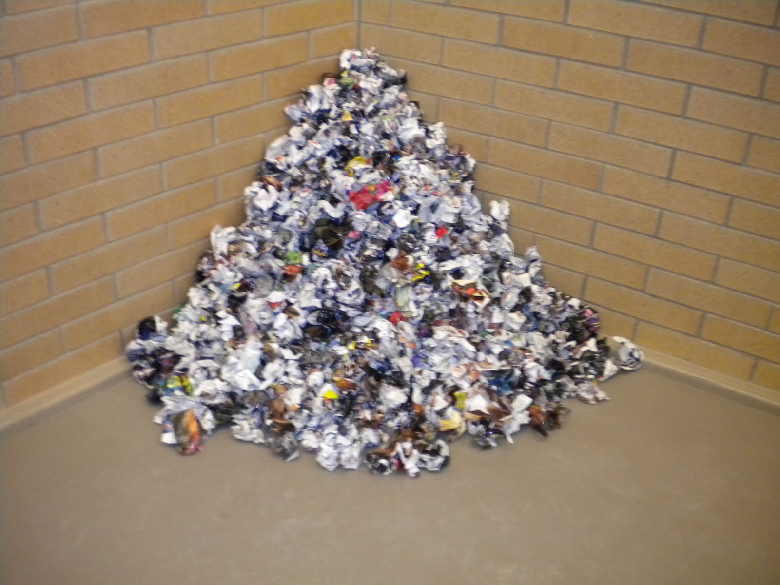 MMHS Art: Random materials Sculpture