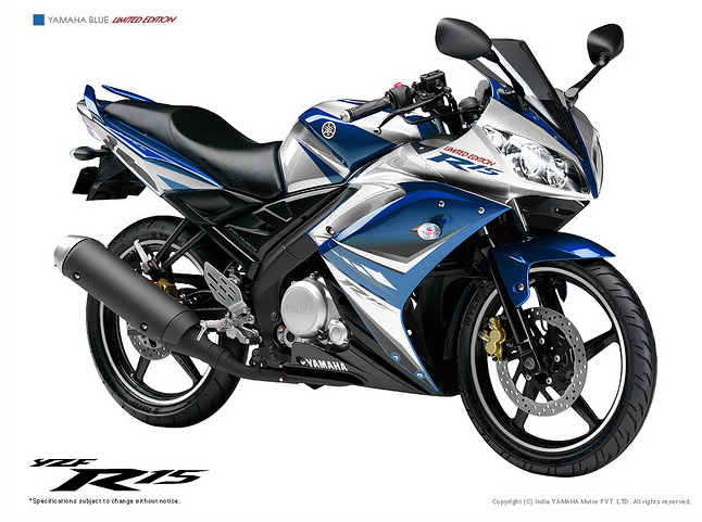 all about motorcycle: Yamaha R15 bike picture with all available colors