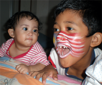 Auntie Yan's Face Painting: Merdeka! Merdeka! Merdeka!