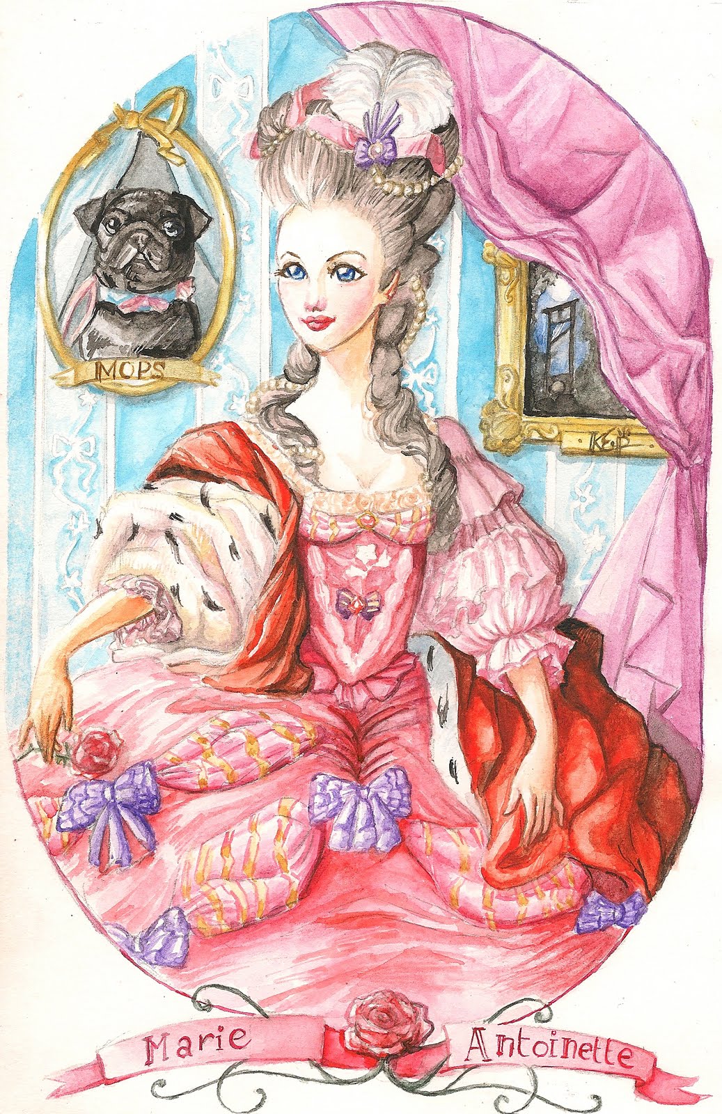Little J Art: Marie Antoinette