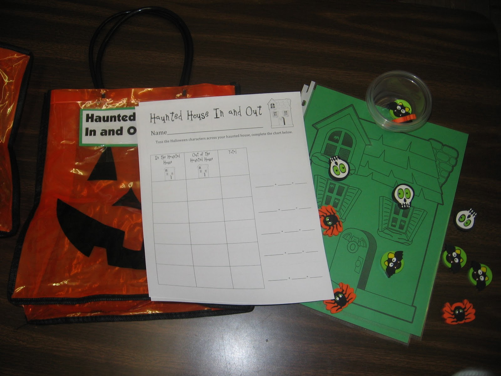Oceans of First Grade Fun: Halloween Math Games