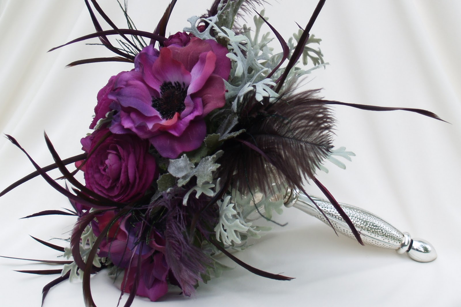 Premium Flowers: Feather Wedding Bouquet