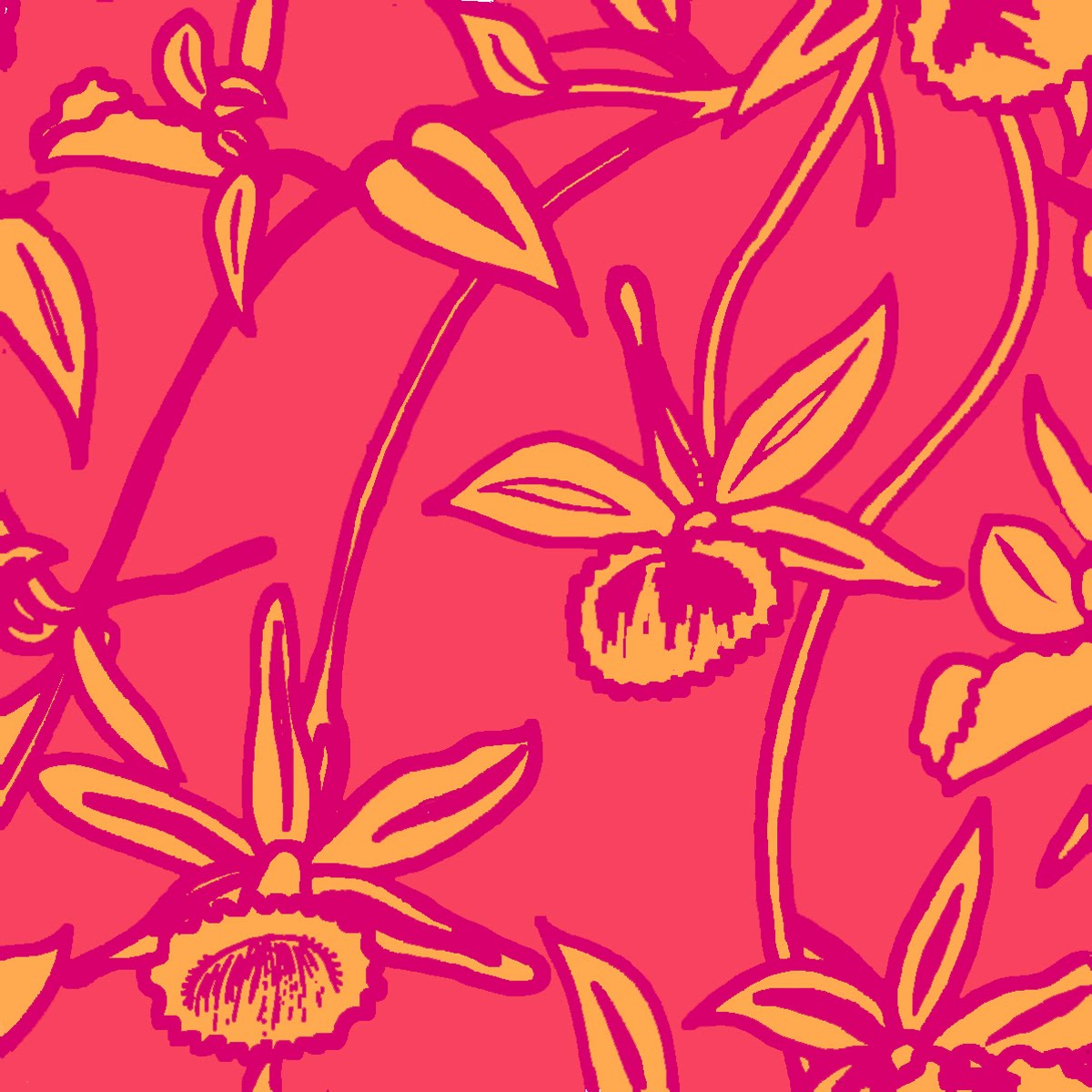 Print Design: Abstract Floral