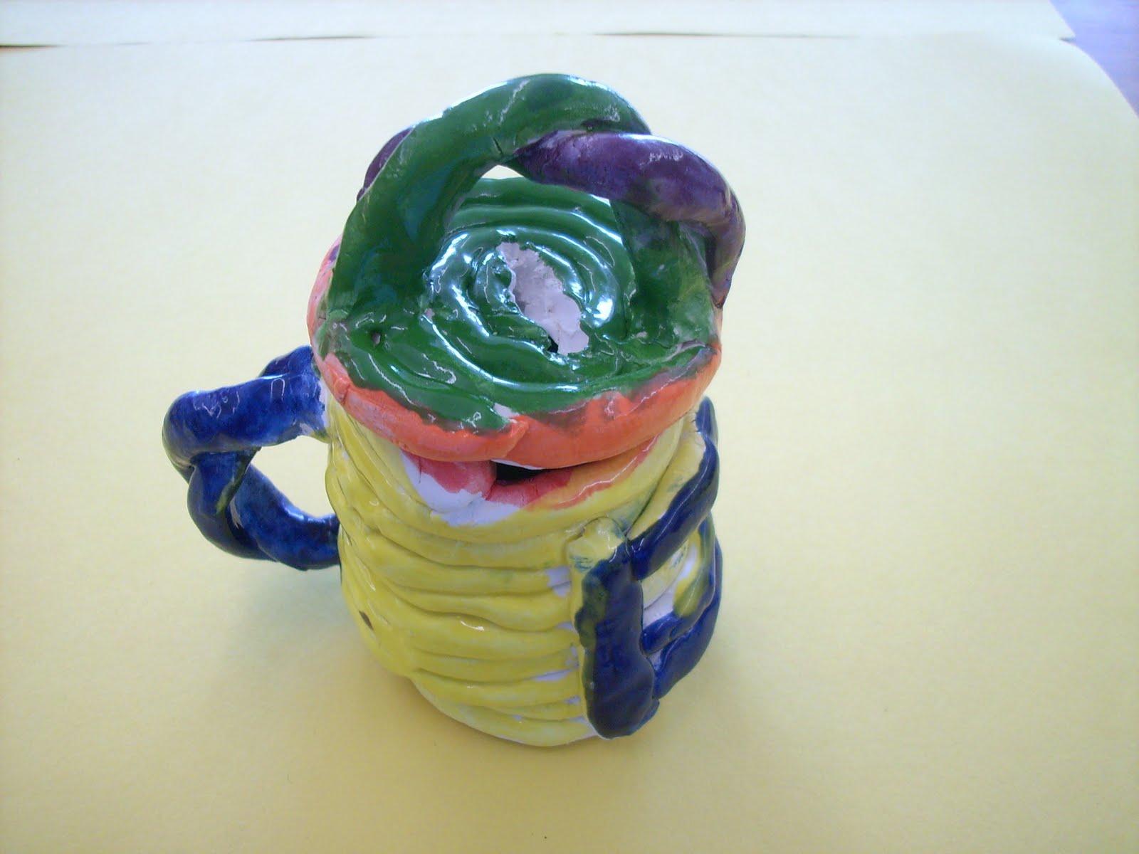 Sky's Beach: 3rd Grade Clay Coil Containers