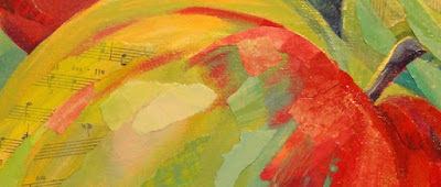 Art by Loreen Leedy: My apple collage is finished... yay!