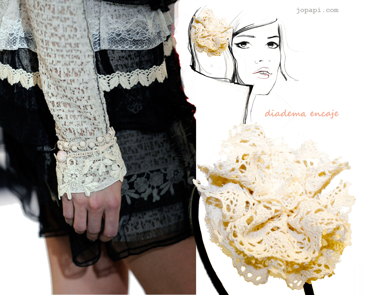 jopapi · Paula Rivers: Nuevas diademas de encaje...