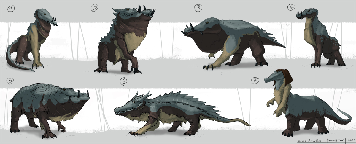 Blog of Eli: Ammit - Painting