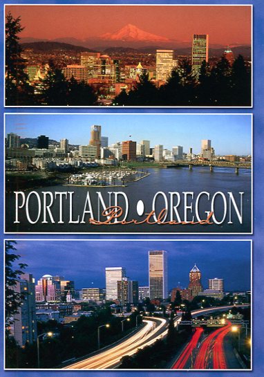 collect ROC: USA Postcard: Portland, Oregon, Thanks Kenzie