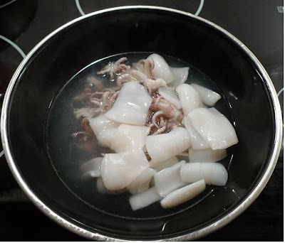 Amporn's Thai Kitchen: Thai Spicy Squid with Toasted Rice