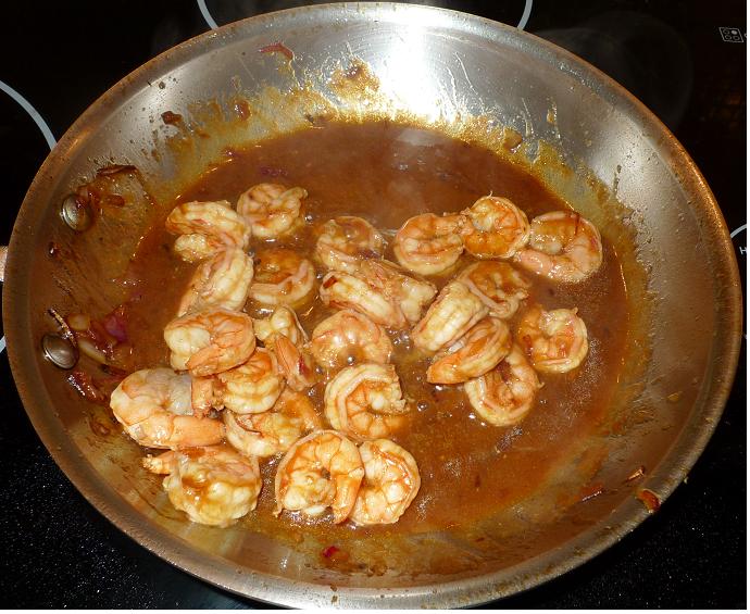 Amporn's Thai Kitchen: Stir-fried Shrimp with tamarind sauce