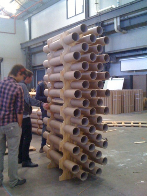 CH4 Student Design Competition: Cardboard Tube Pavilion - UNSW
