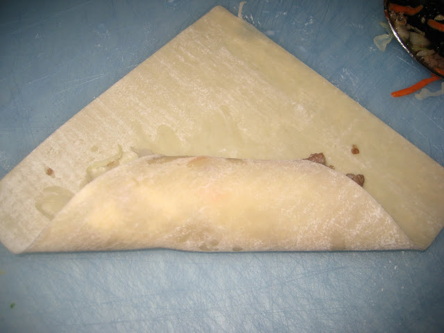 David + Jen = Max: Homemade Egg Rolls!