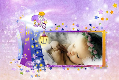 Sarah Designs: FREE frame Good Night