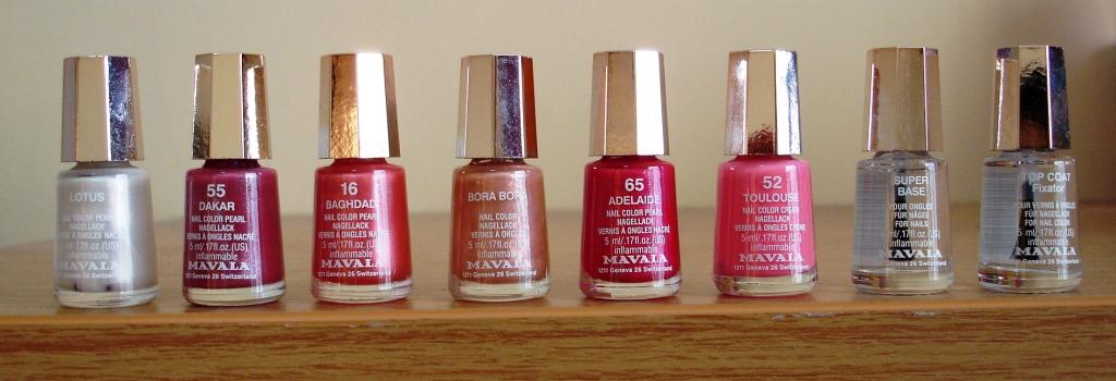 ...miss violet's beauty blog: Big heart for Mini Mavala nail polishes