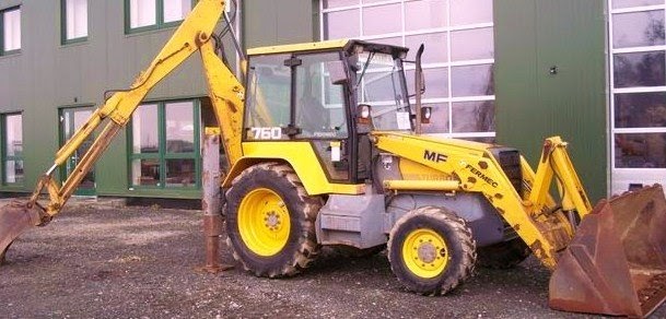 Buldoexcavator Fermec 760 Turbolader 4x4 de vanzare second hand pret ...