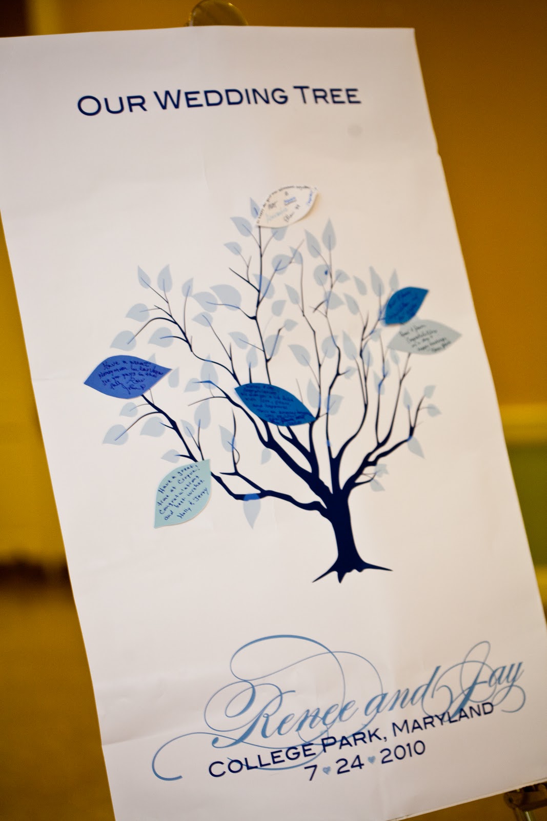 Weddings and Cookies: Our Wedding Tree