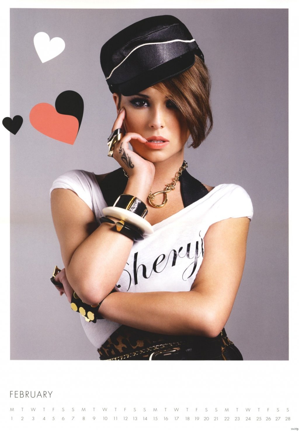 Wallpaper World: Cheryl Tweedy Cole Photo Shoot for Official 2010 Calendar
