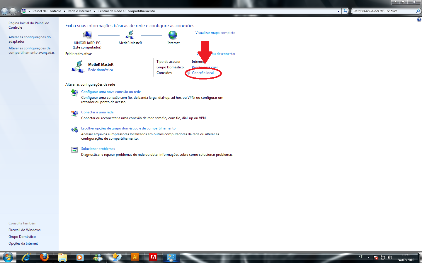 Colocando IP no seu Windows 7! IP automático ou restrito... - What's Up Jovem