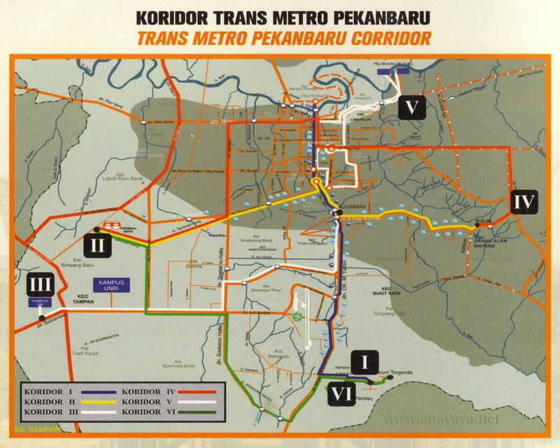 Koridor Rute Trans Metro SAUM Pekanbaru | Attayaya Blog
