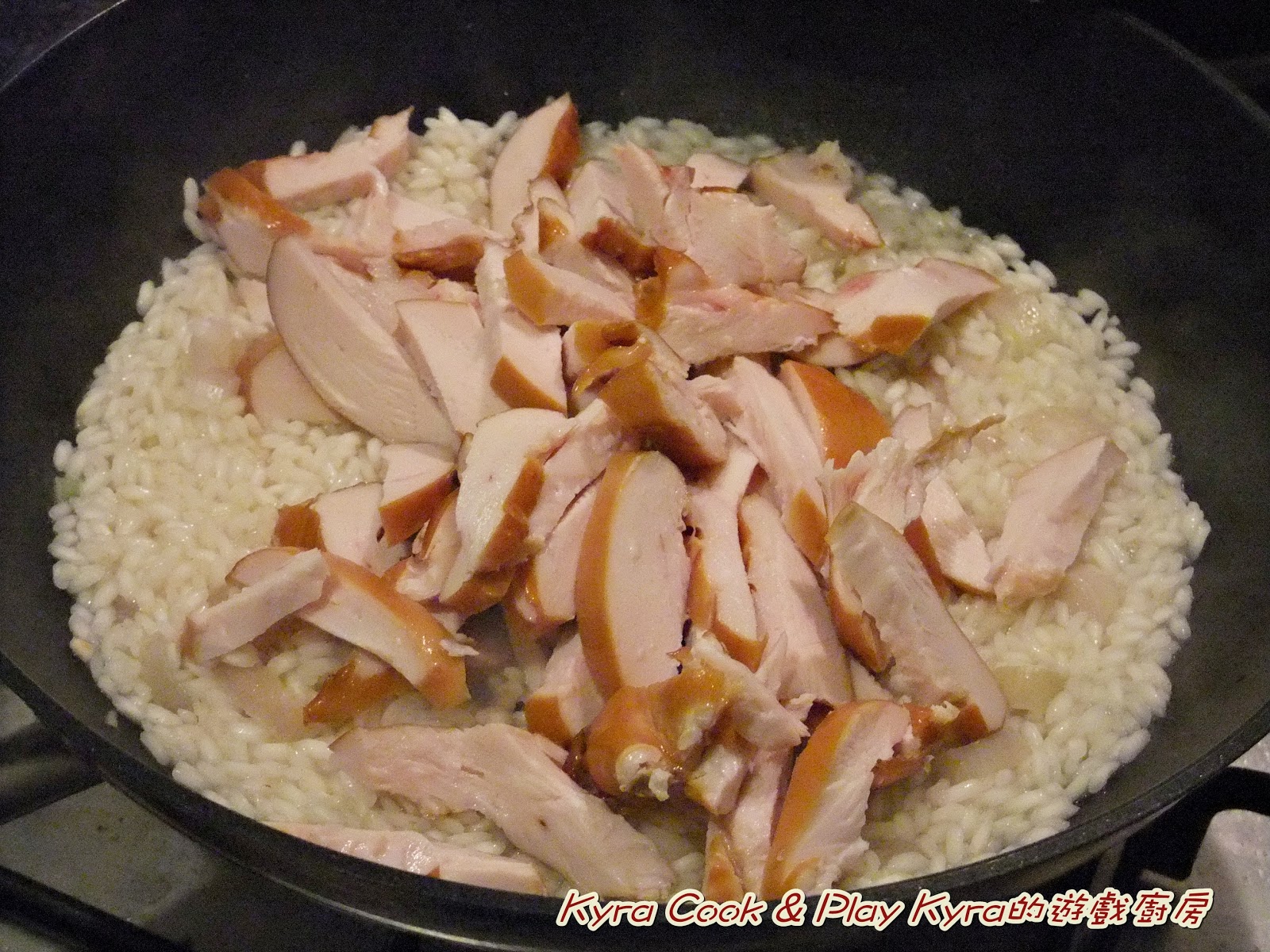 Kyra Cook & Play: Mango Smoked Chicken Risotto, 芒果燻雞燉飯