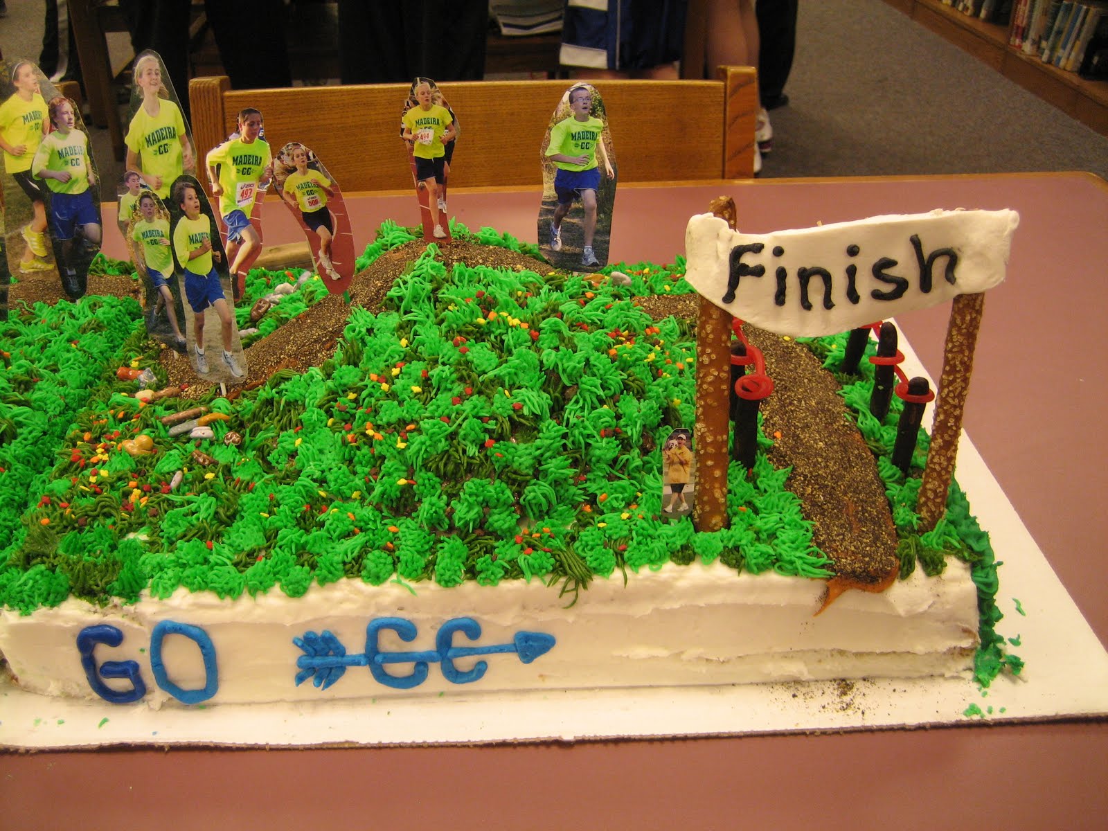 You're Art by Corie Kline: Cross Country Cake