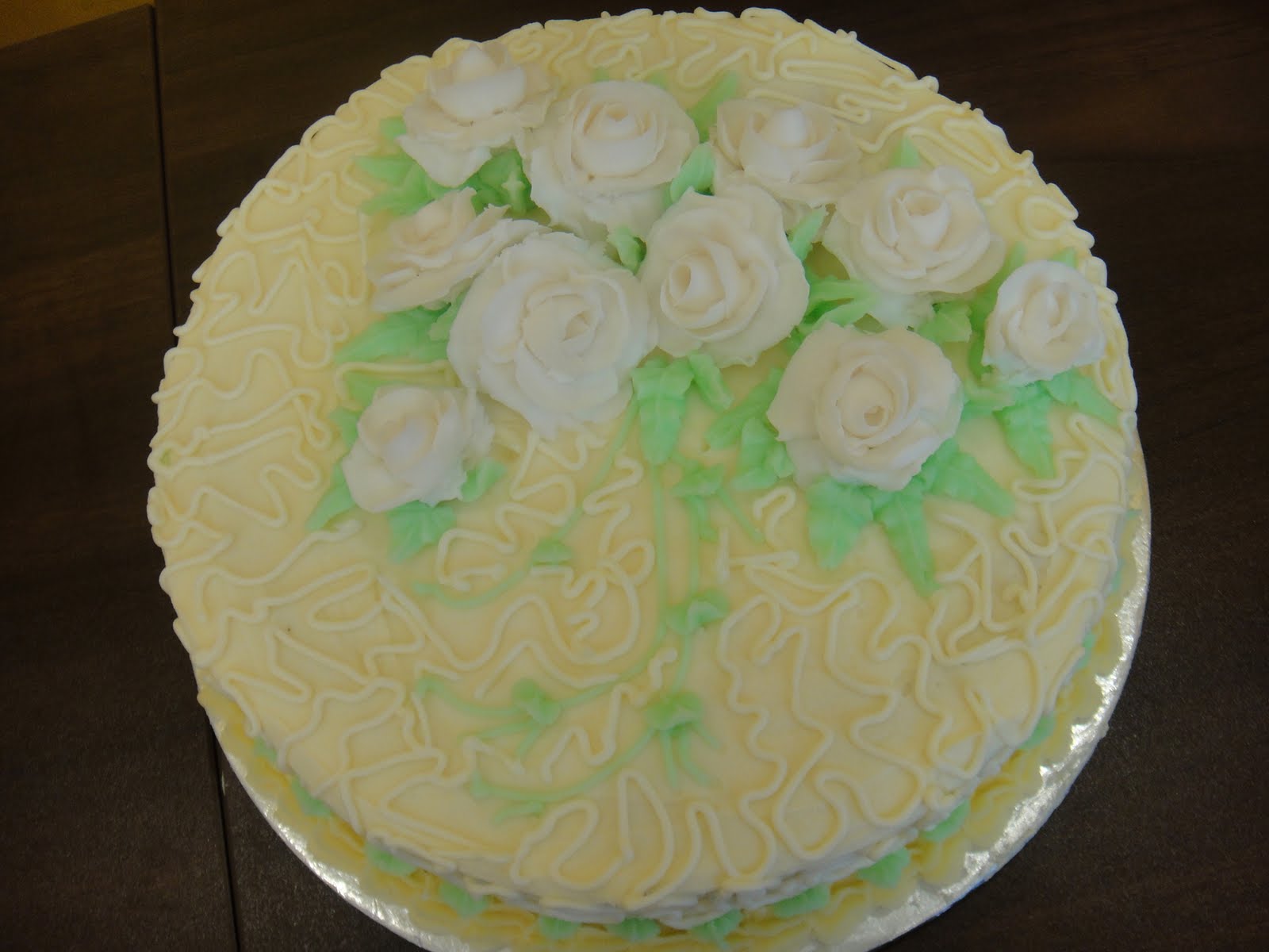 PreciousMoments Lovely Homebake: Buttercream Rose Cake