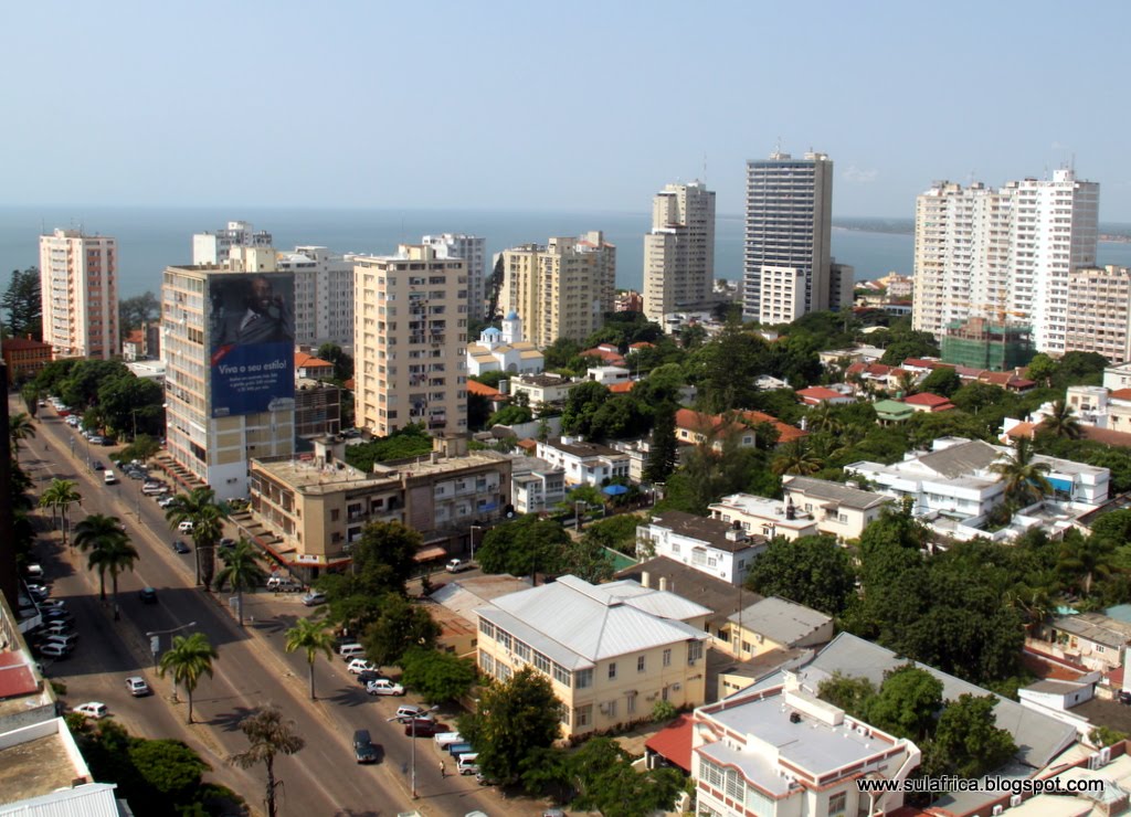 Pelo leste do sul de África: Maputo - novas vistas quase aéreas - I