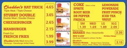 KNUCKLe POP!: LOCAL HAMBURGER REVIEWS: CHADDER'S