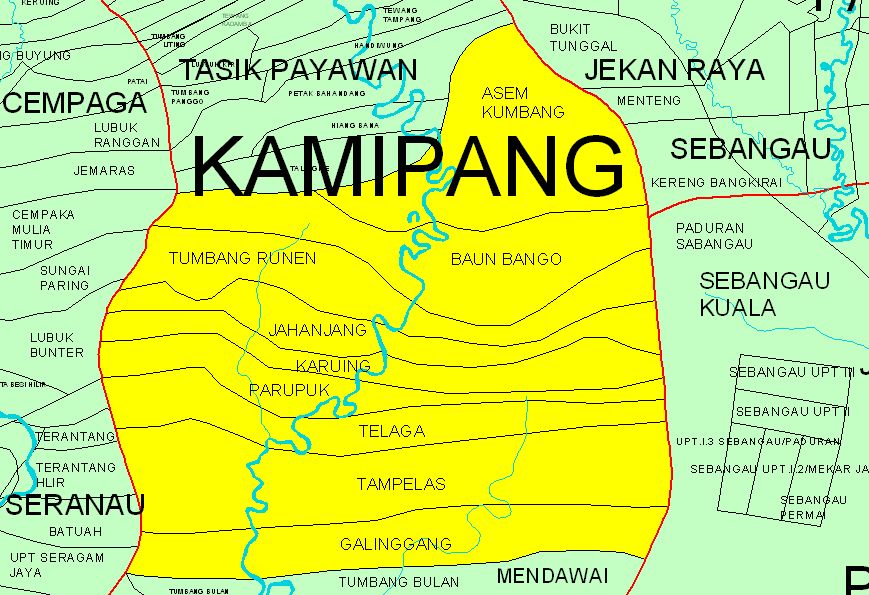 Business Map: Propinsi Kalteng, Kabupaten Katingan