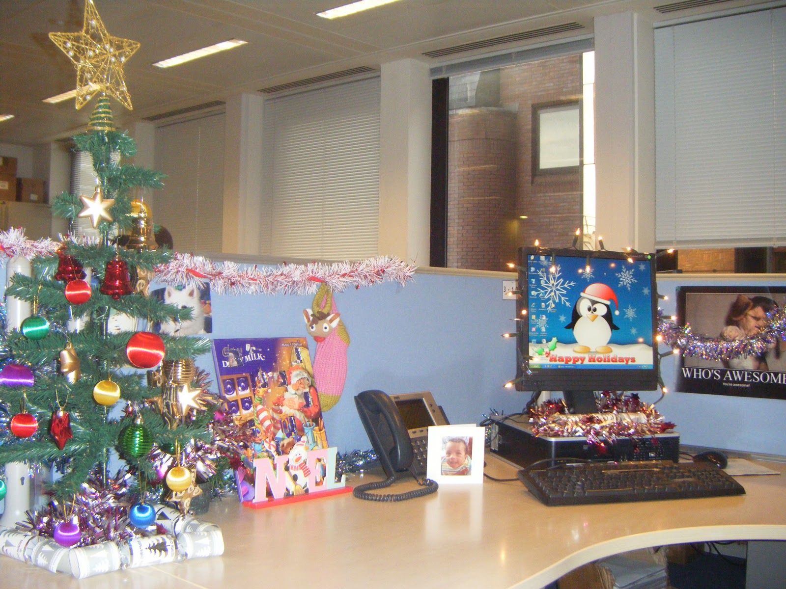 Deck your desk with boughs of holly