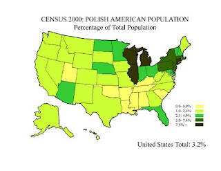 euro americans: Where Polish-Americans live