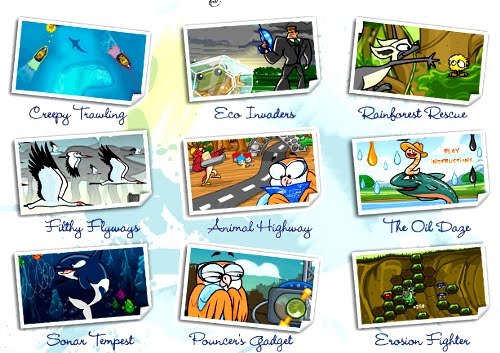 Besbello TIC: Earth Rangers games