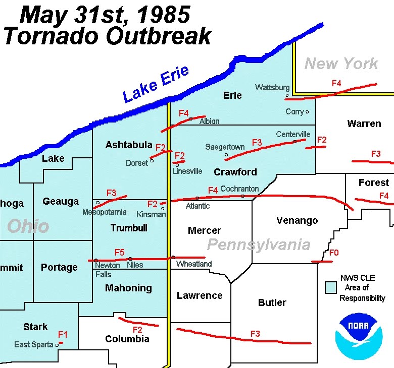 Scott Sabol's World of Weather: Niles, Newton Falls Tornado of 1985