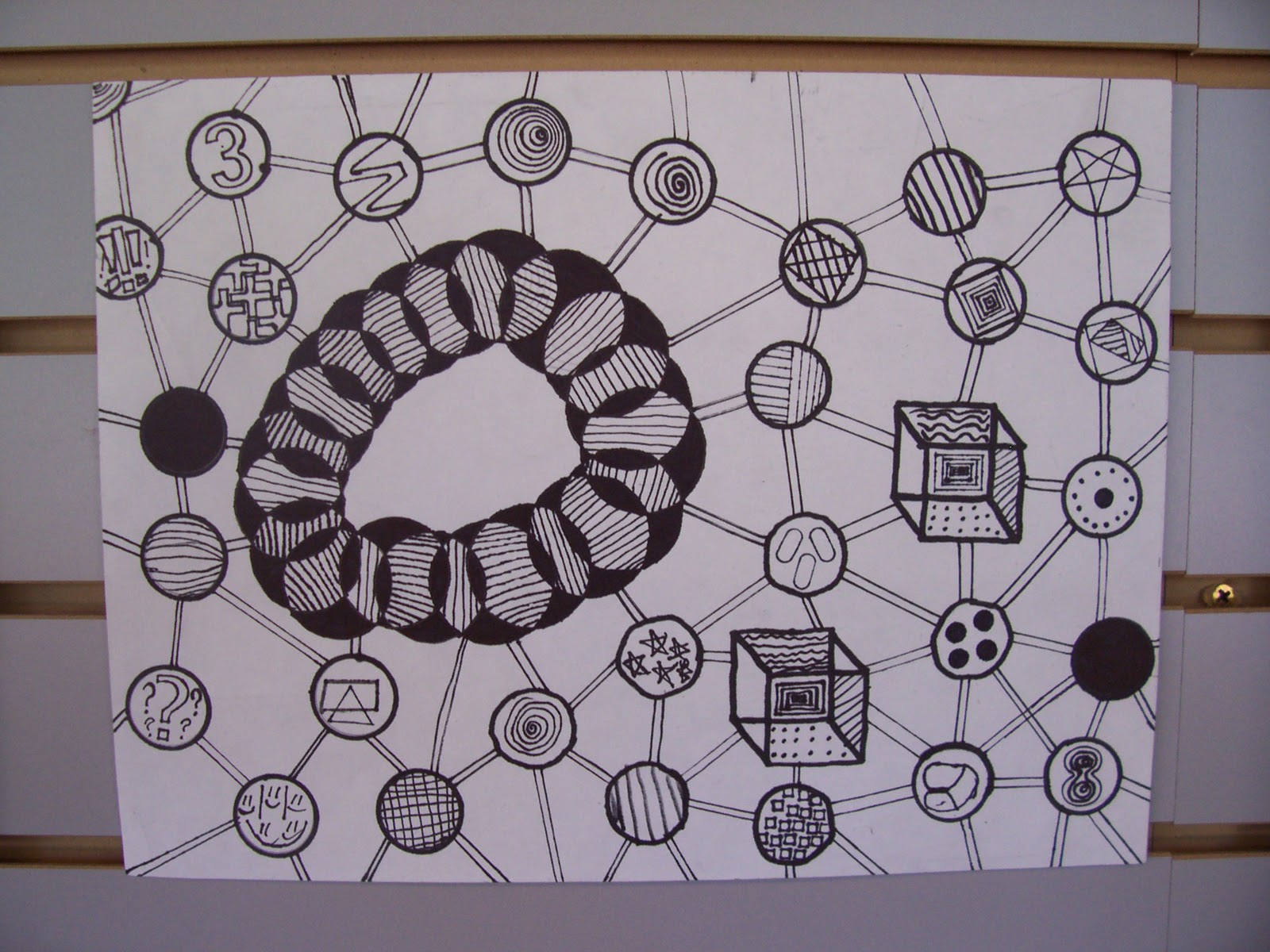 Irvington Community Middle School Art: Ink Patterns-7th and 8th graders ...