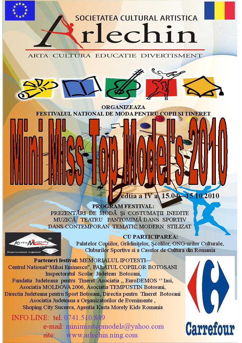 Societatea Cultural Artistica Arlechin: MINI MISS TOP MODELS 2010 ...