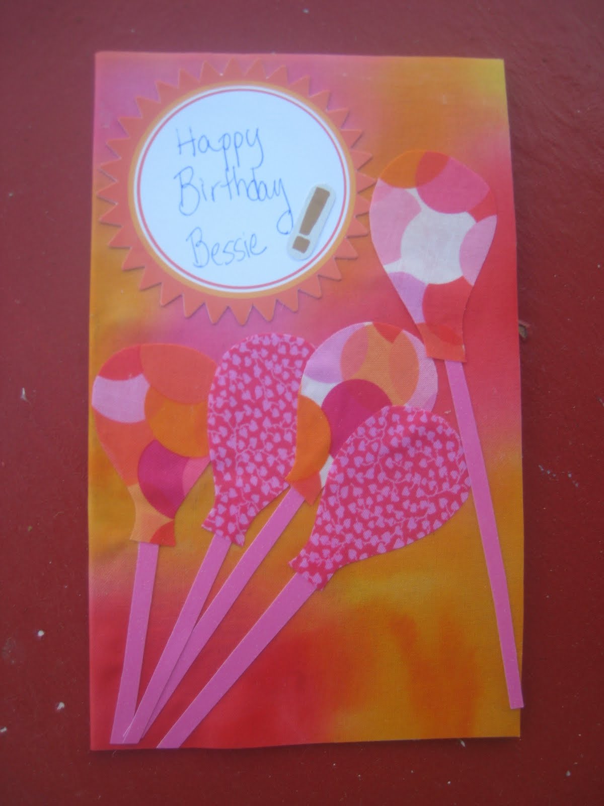 EMMANEM HANDMADE: Happy Birthday Bessie!