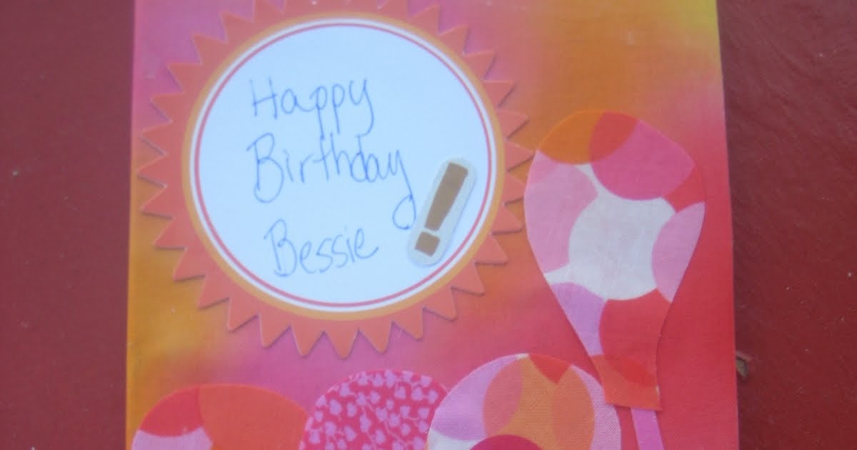 EMMANEM HANDMADE: Happy Birthday Bessie!