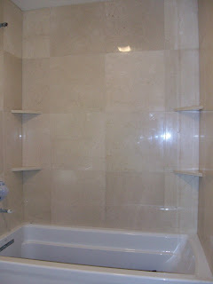 Golden Spiral Tile~: Shower Installations Continued...