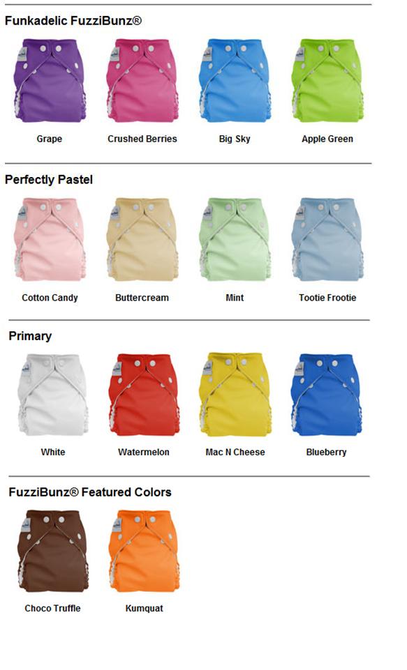 The Green Diaper Queen Blog: The new colors are here!!!