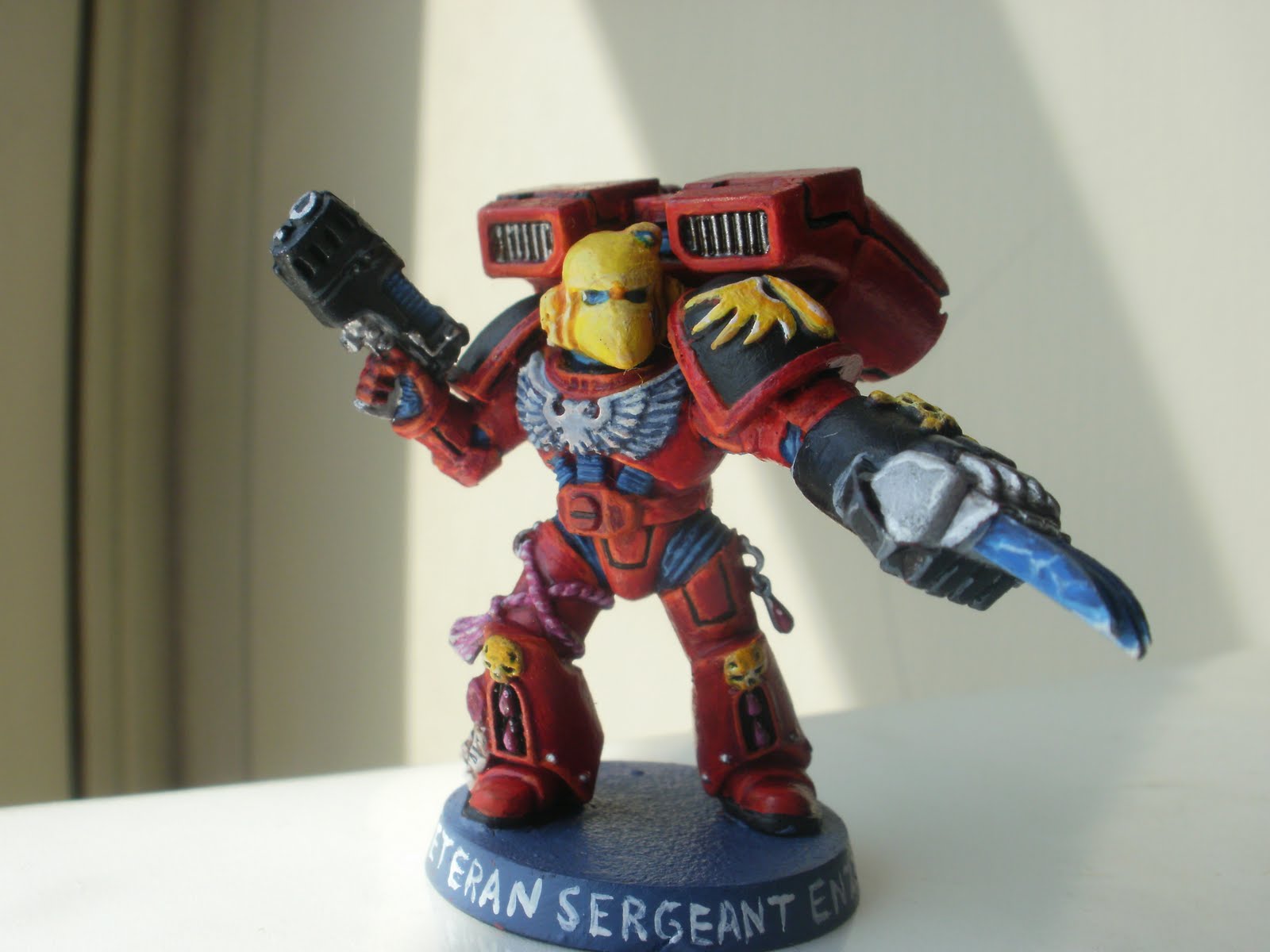 Sepulchre of Heroes: Painted Blood Angel Veteran Sergeant