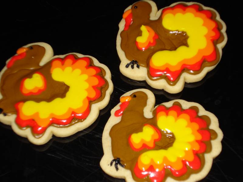 CedarGap Creations Cookies: Decorated Thanksgiving Cookies Cornucopia ...