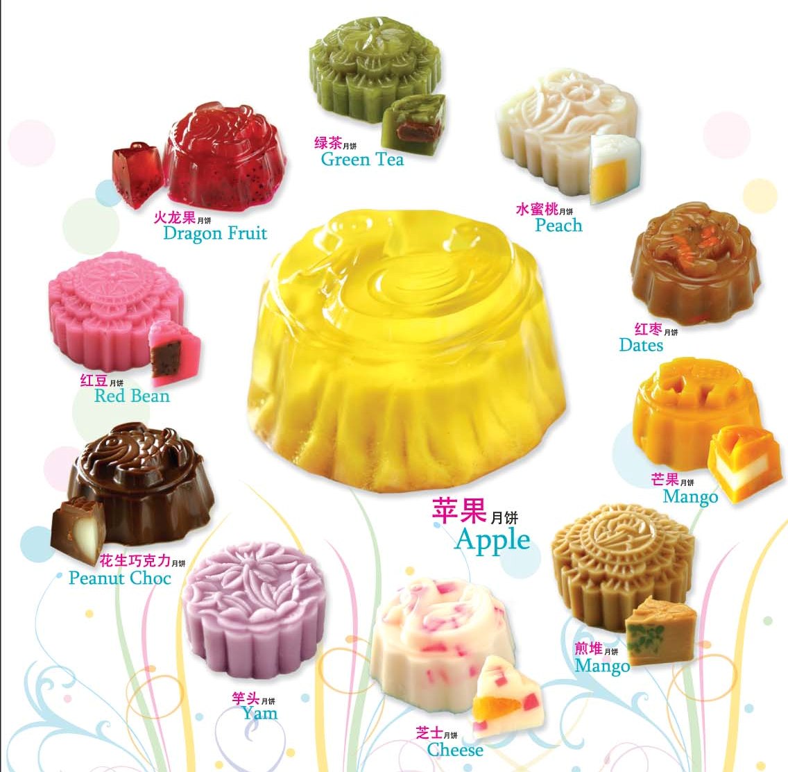 奇异花园: Rainbow Angel Crystal Mooncake