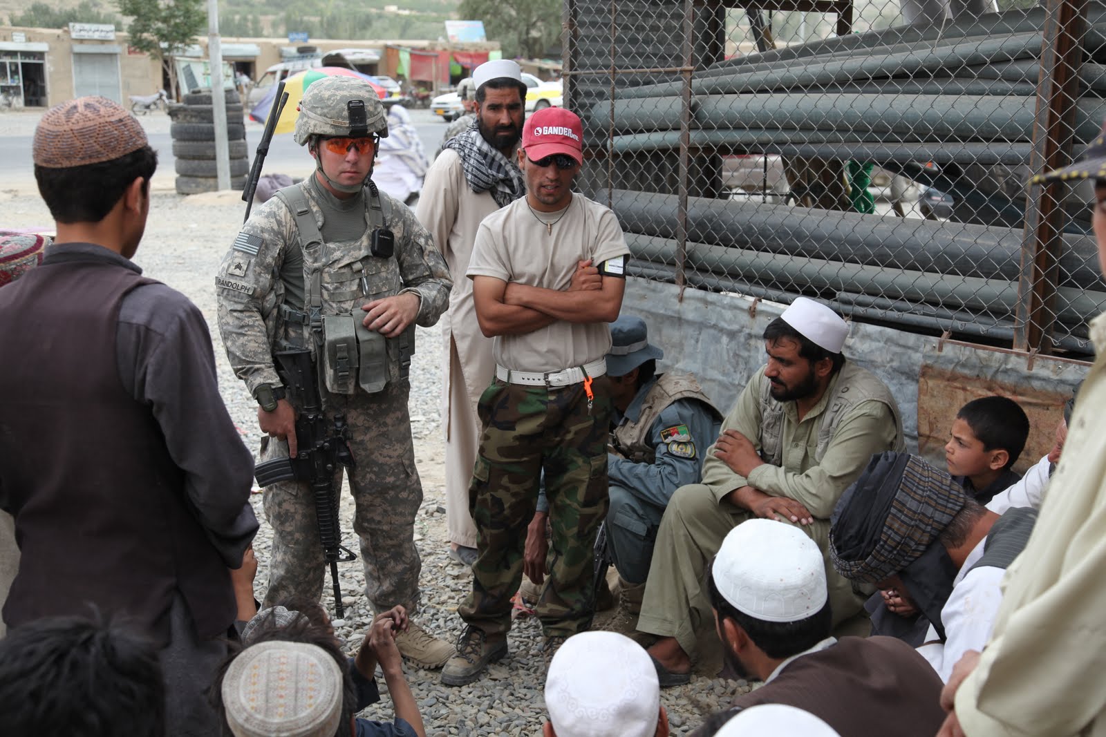 401st Military Police Company: Outside COP Sayed Abad