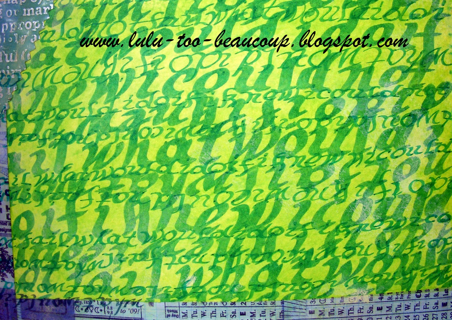 LuLu Too Beaucoup - 'LuLu' Haynes: Art Lettering / Calligraphy on AJ ...